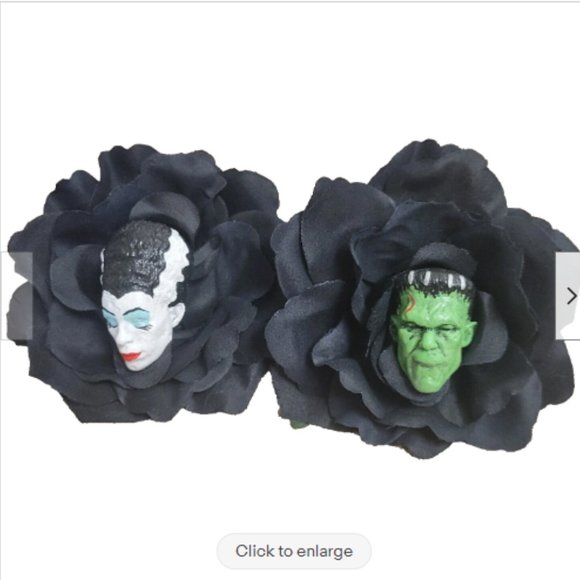 Handmade | Accessories | Frankenstein And Bride Of Frankenstein Hair ...